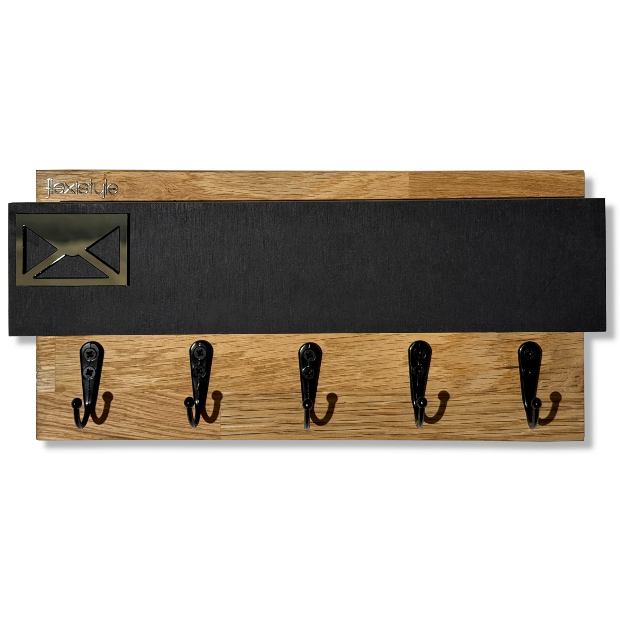 Oak Wall Key Rack 30cm flexistyle